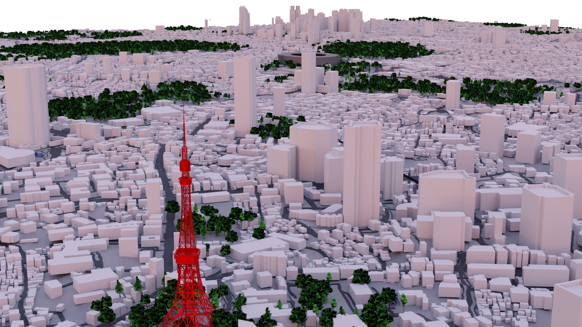 Tokyo City model - TurboSquid 2131128