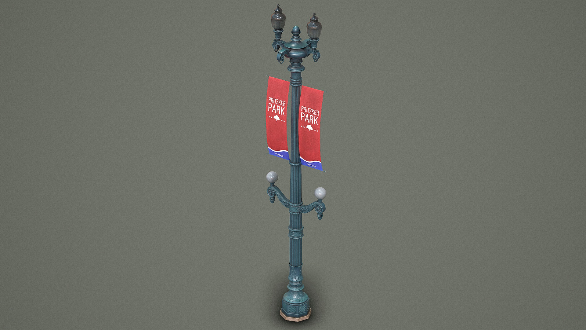3D Model Main Street Lamp - TurboSquid 1658700