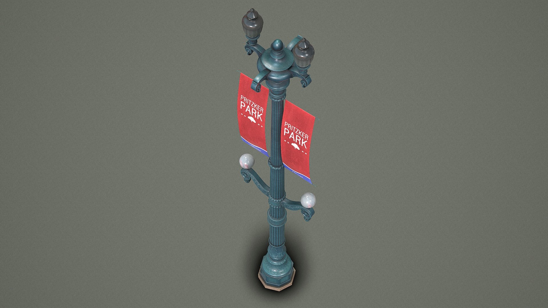 3D Model Main Street Lamp - TurboSquid 1658700