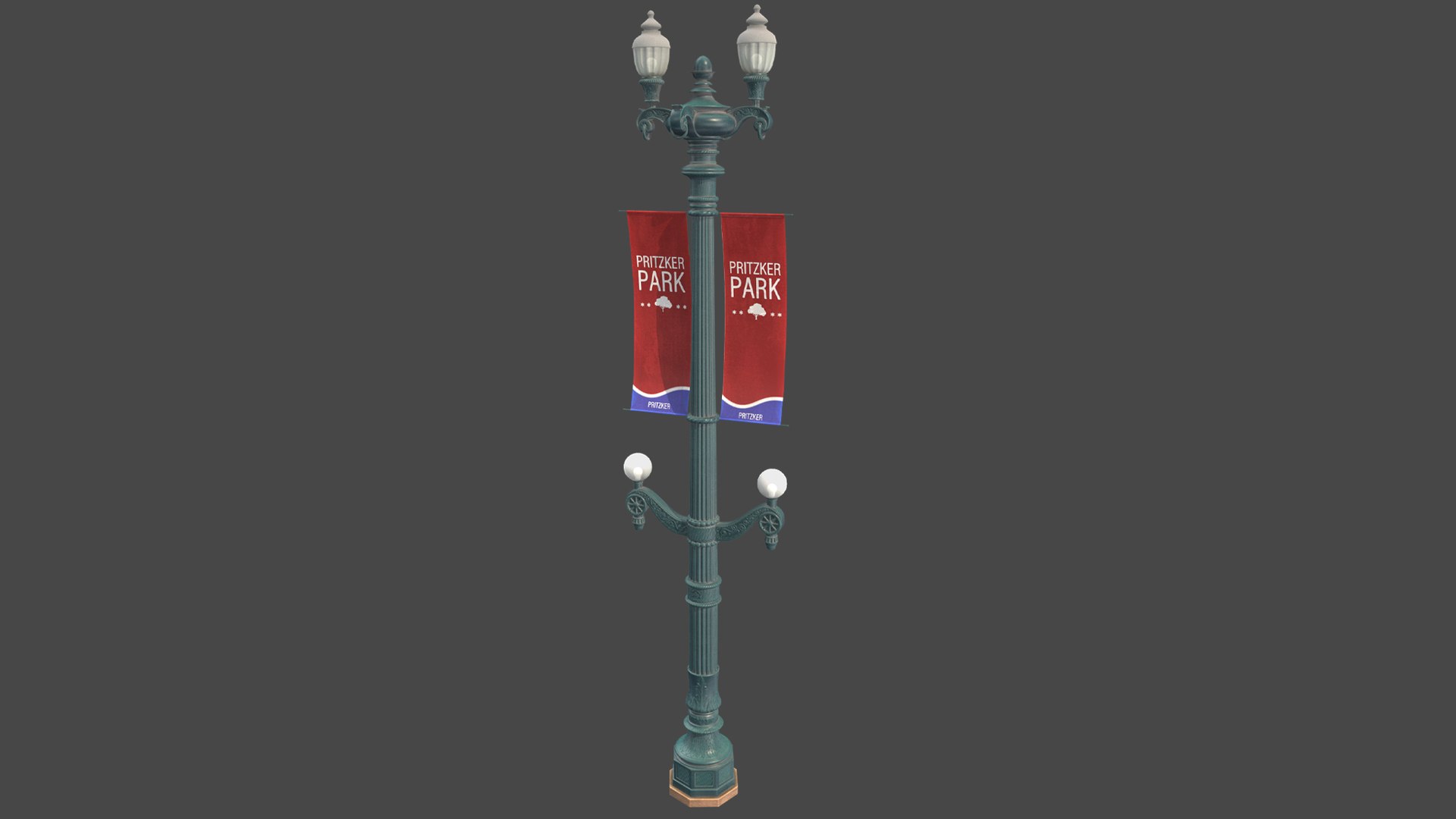 3D Model Main Street Lamp - TurboSquid 1658700