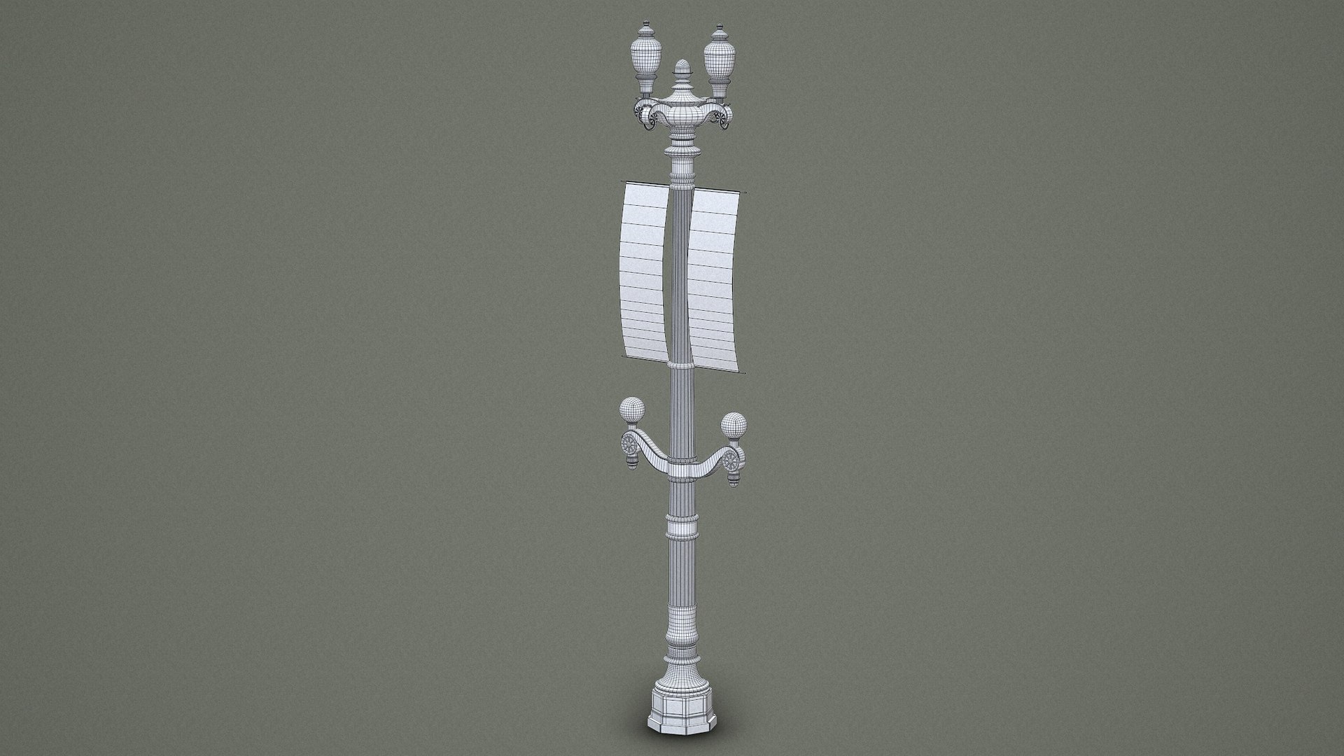 3D Model Main Street Lamp - TurboSquid 1658700