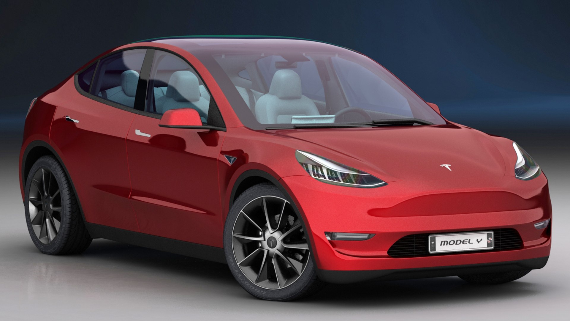 Tesla Y 2020 Opening 3D Model - TurboSquid 1393157
