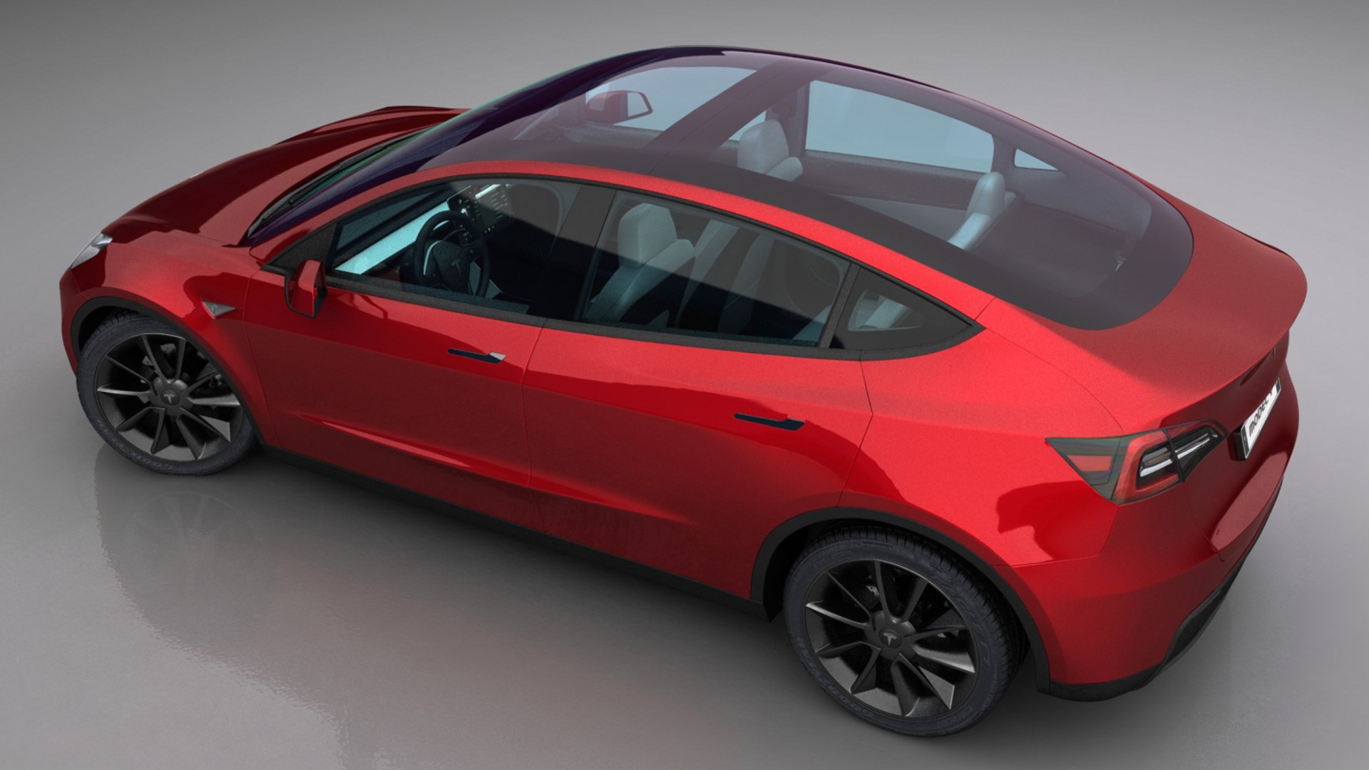 Tesla Y 2020 Opening 3D Model - TurboSquid 1393157