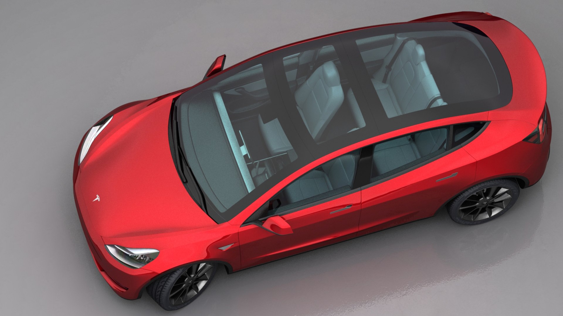 Tesla Y 2020 Opening 3D Model - TurboSquid 1393157
