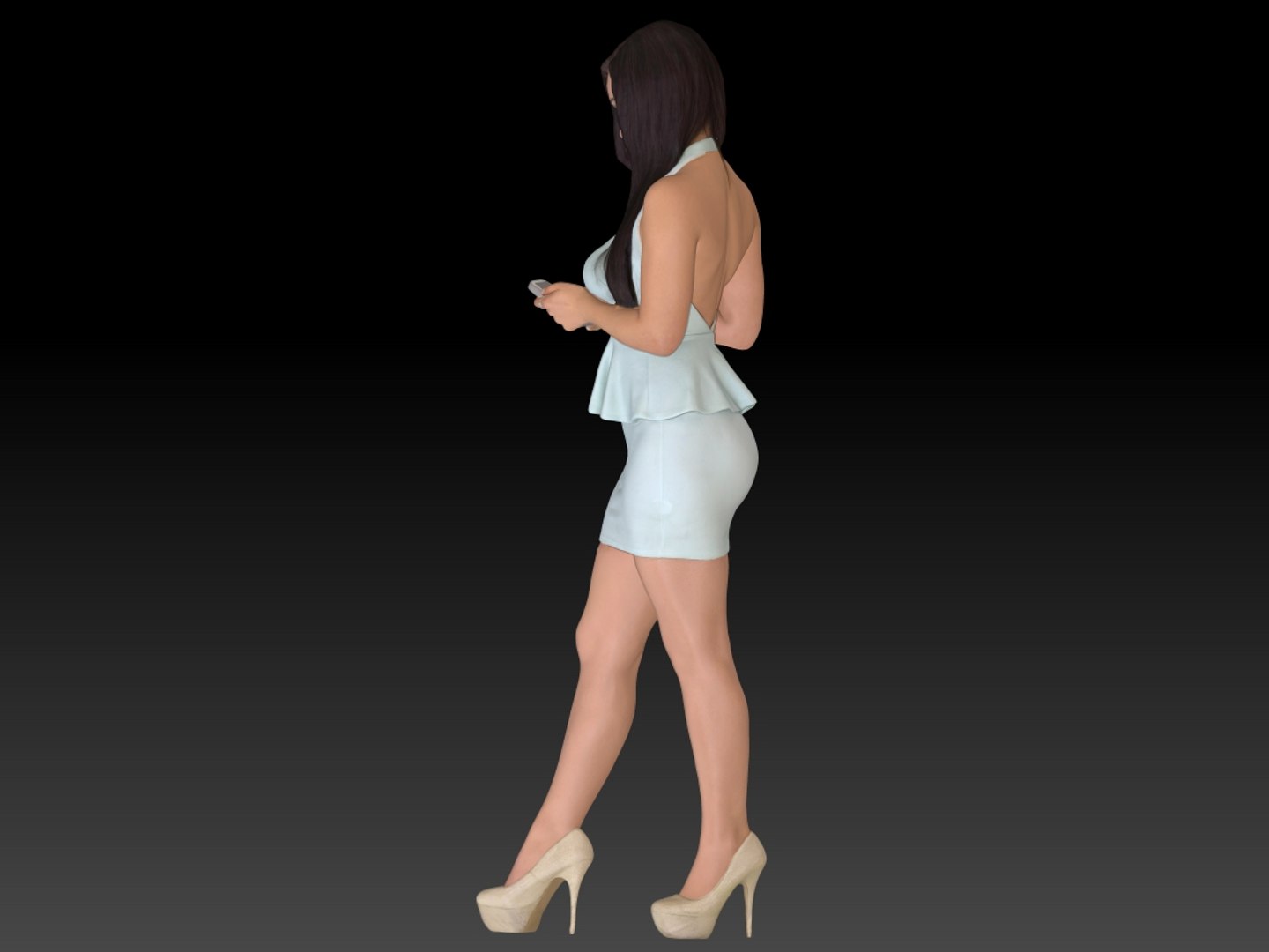 3d Zbrush People Model