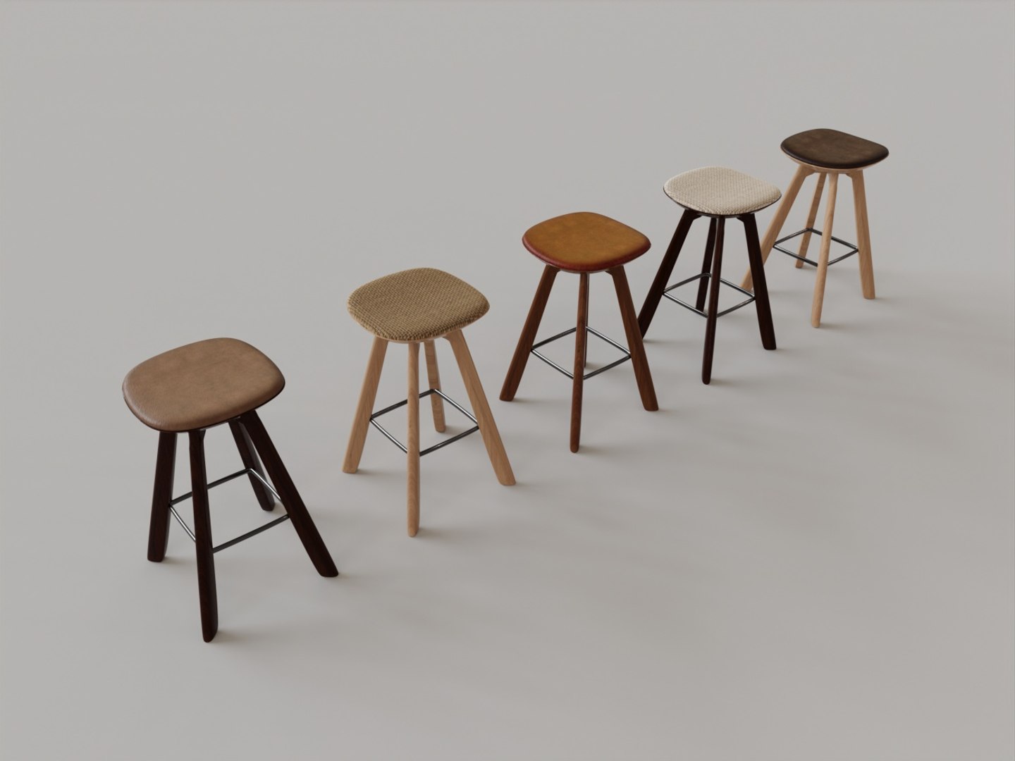 3D Model Bar Stool Pauline - TurboSquid 2093118