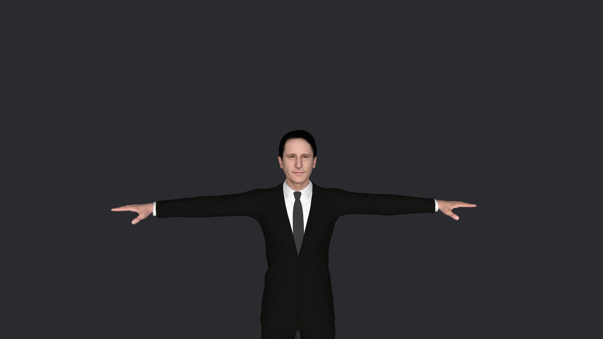 3D Trent Reznor Hyper Realistic Full Body Fully Rigged 3D Character ...