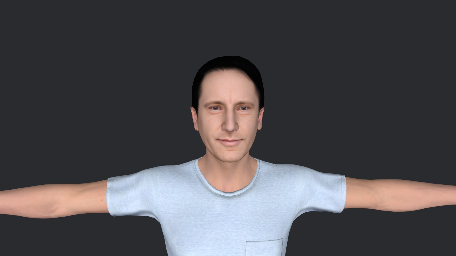 3D Trent Reznor Hyper Realistic Full Body Fully Rigged 3D Character ...