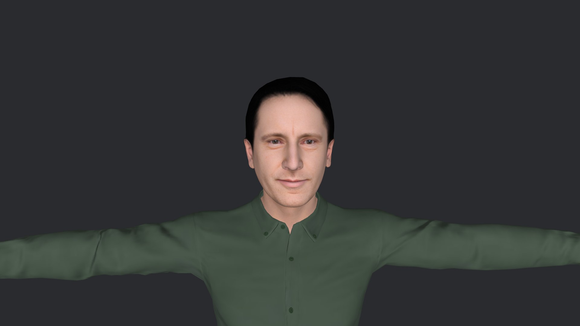 3D Trent Reznor Hyper Realistic Full Body Fully Rigged 3D Character ...