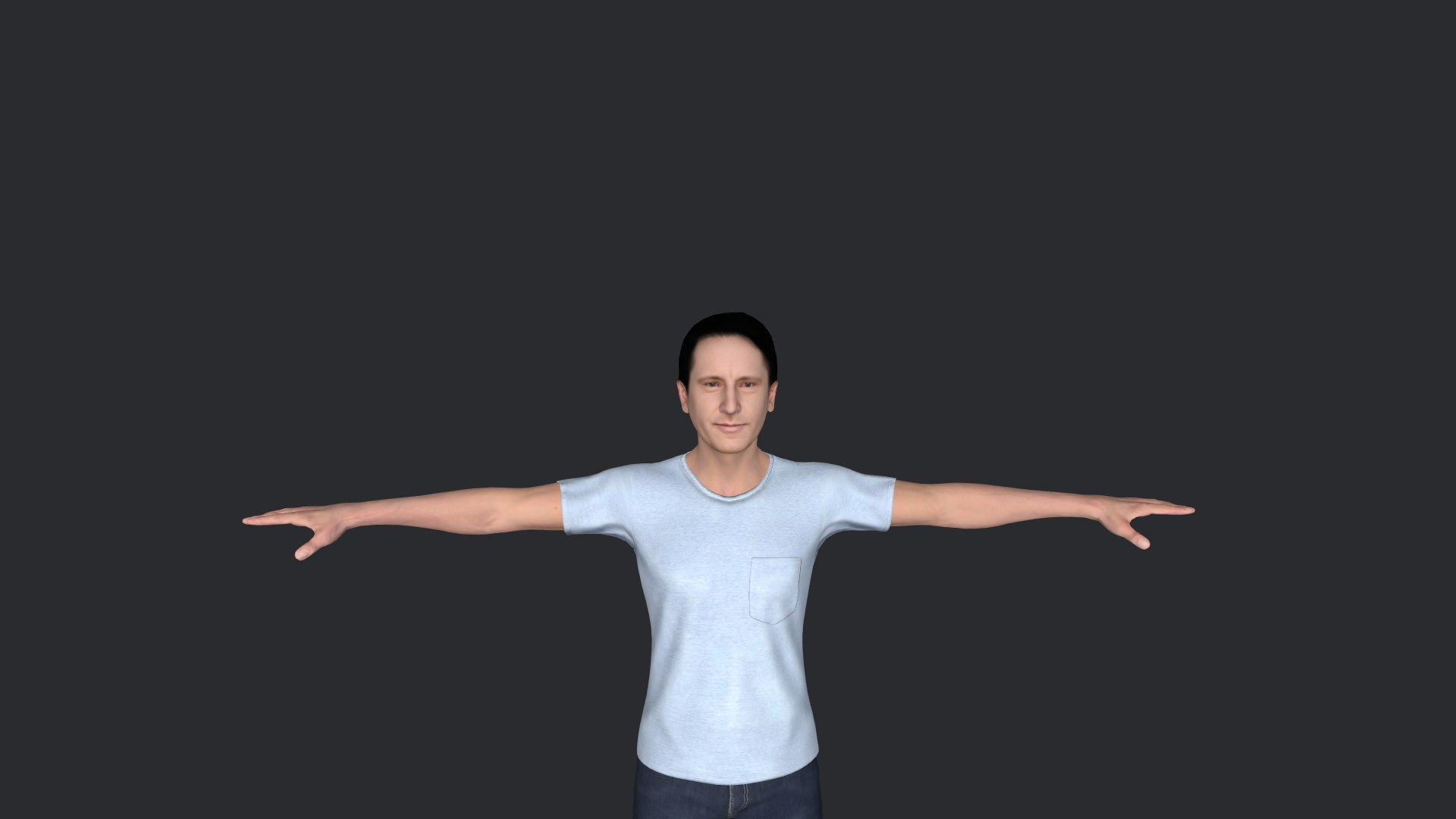 3D Trent Reznor Hyper Realistic Full Body Fully Rigged 3D Character ...