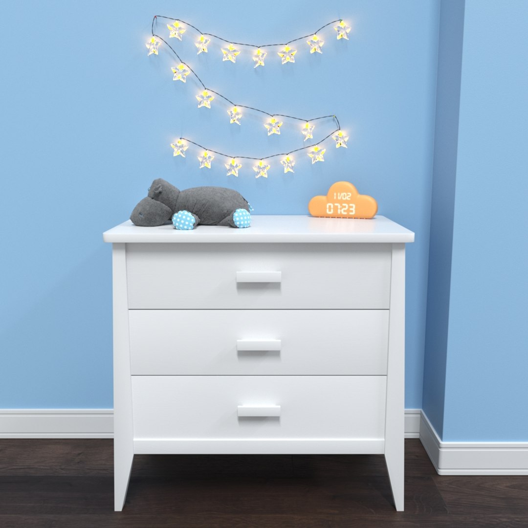 3D Chest Children S Pali Model - TurboSquid 1668330