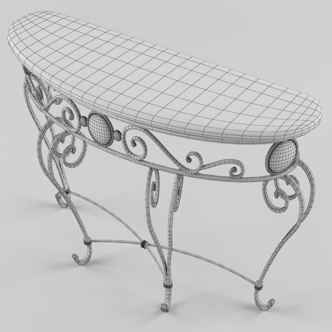 3d forged table model