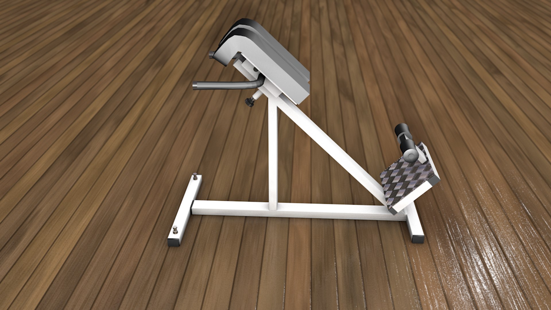 Lumbar Gym Equipment Training 3D Model - TurboSquid 1376294