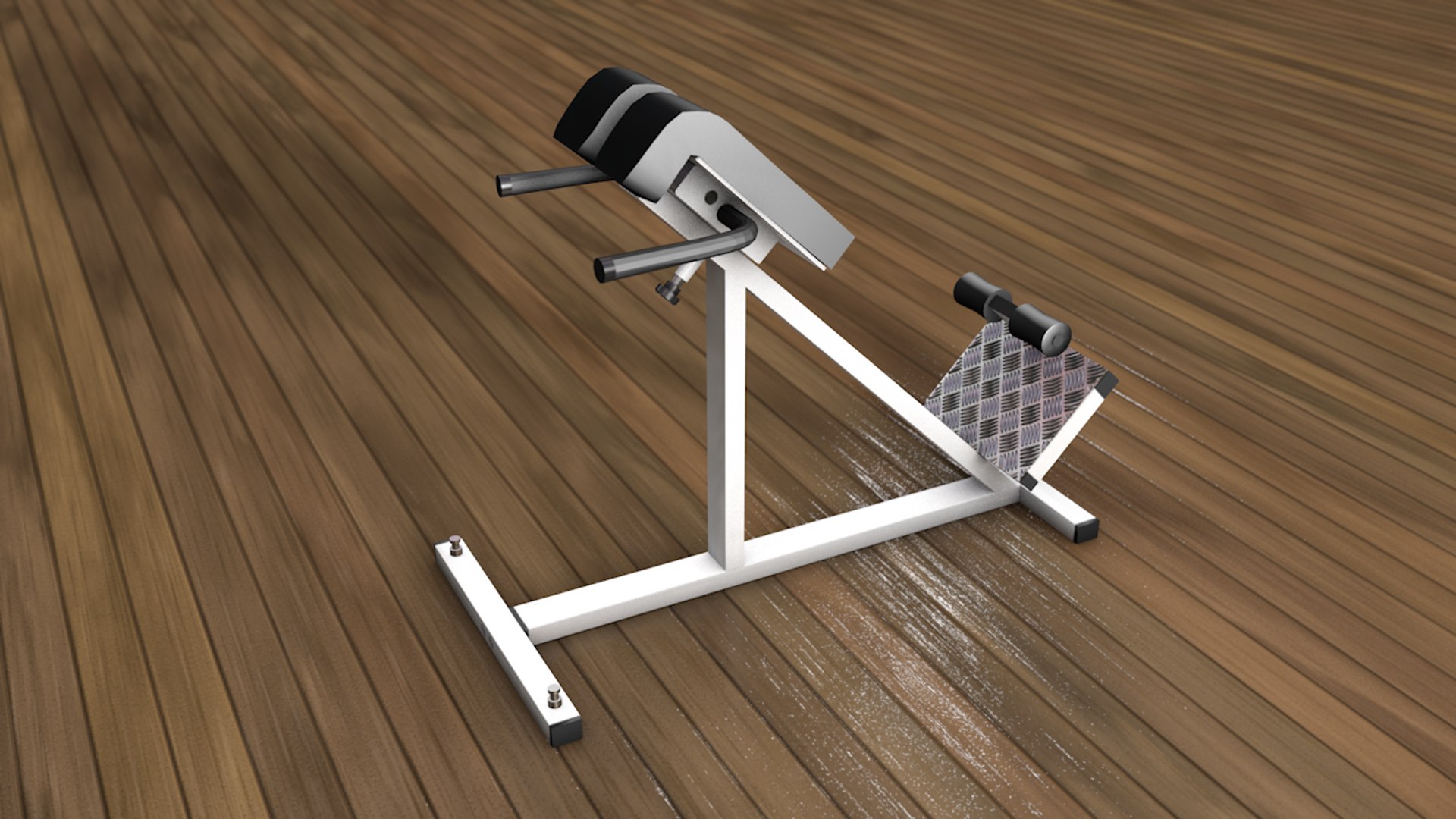 Lumbar Gym Equipment Training 3D Model - TurboSquid 1376294
