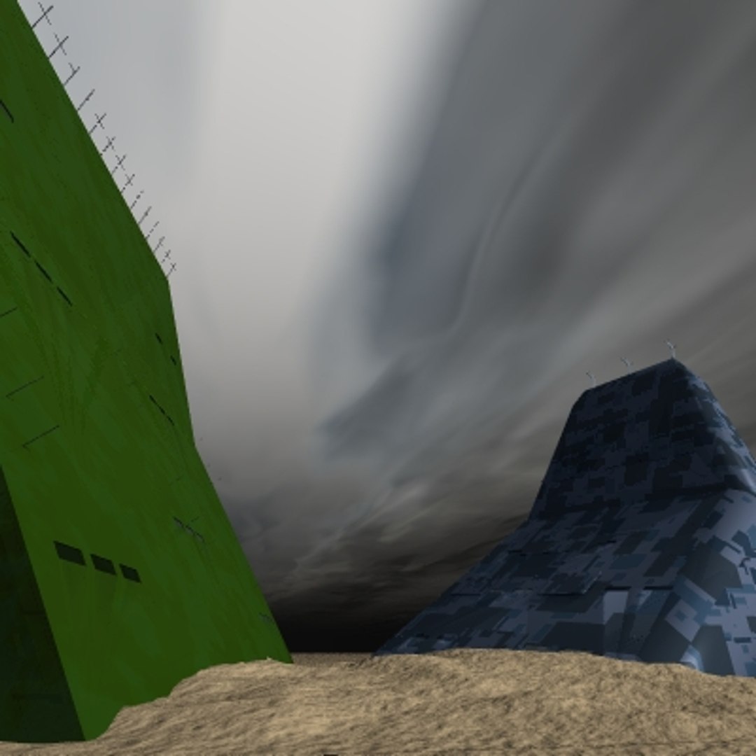 Space Junk Structure 3d Model