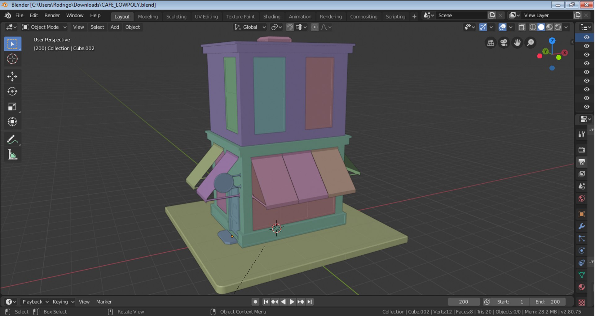 Store Cartoon 3D - TurboSquid 1509057