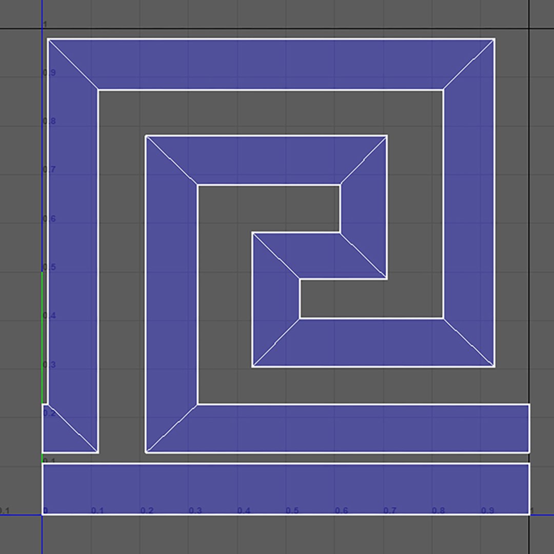 3D Greek Meander Tileable Patterns Low-poly - TurboSquid 2133054