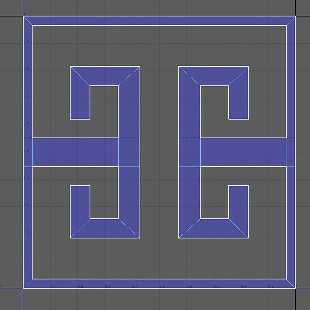 3D Greek Meander Tileable Patterns Low-poly - TurboSquid 2133054