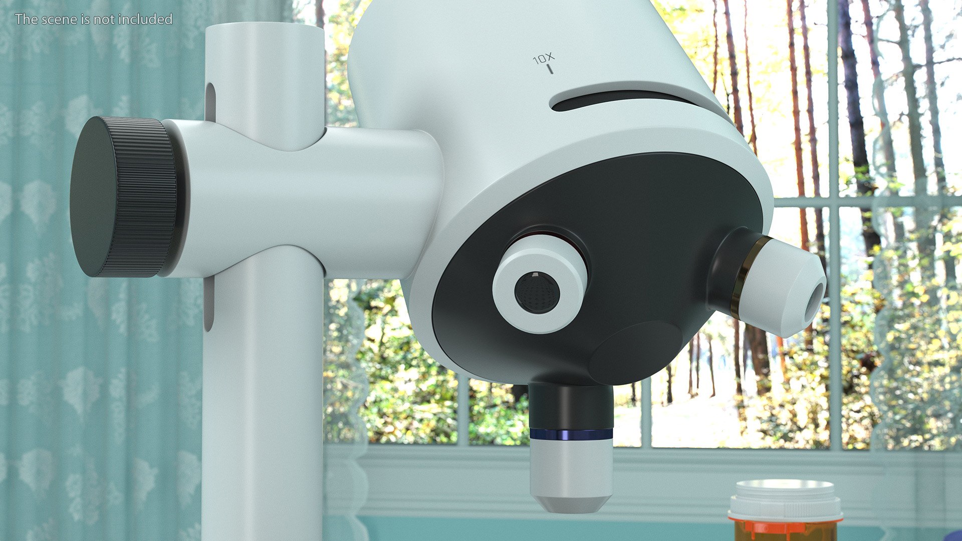 3D model Modern Optical Microscope White - TurboSquid 2070504