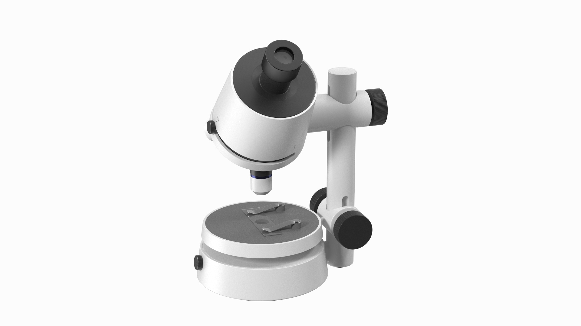 3D model Modern Optical Microscope White - TurboSquid 2070504