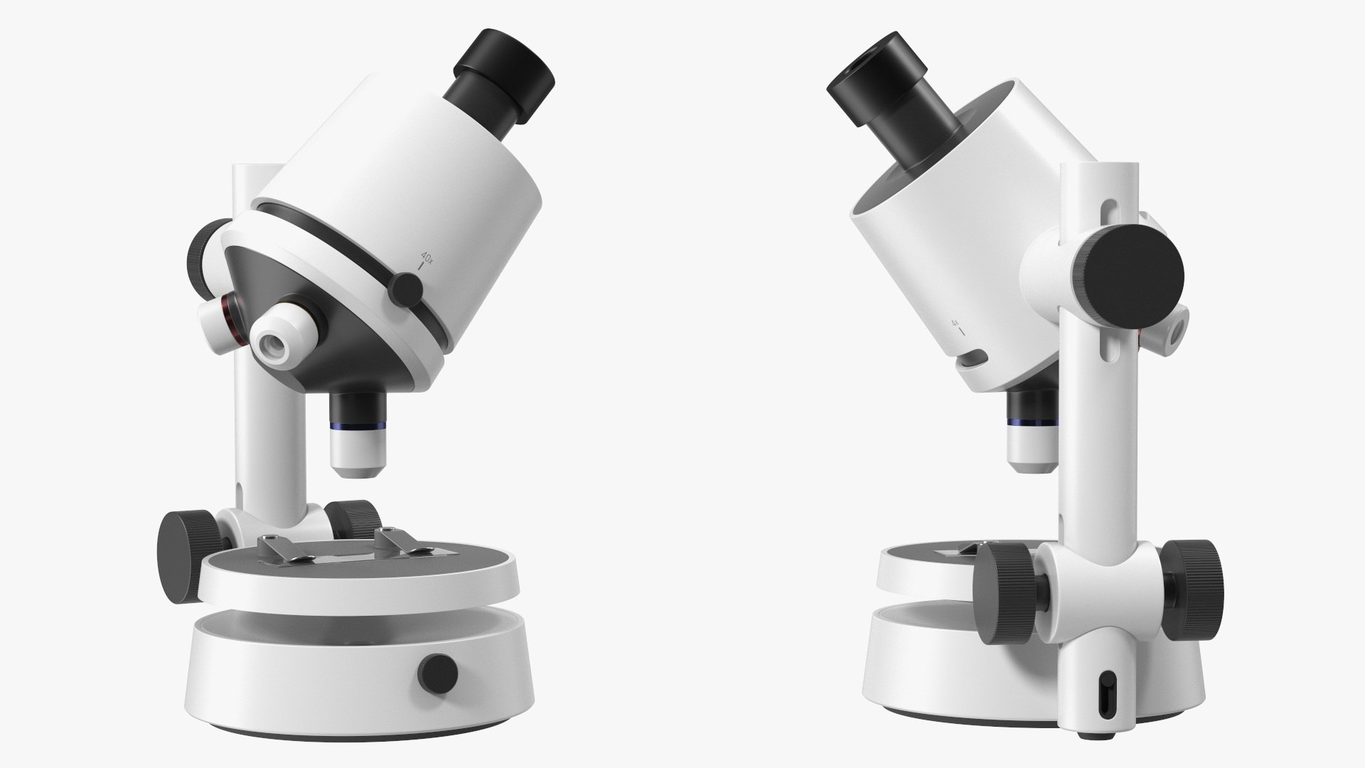 3D model Modern Optical Microscope White - TurboSquid 2070504