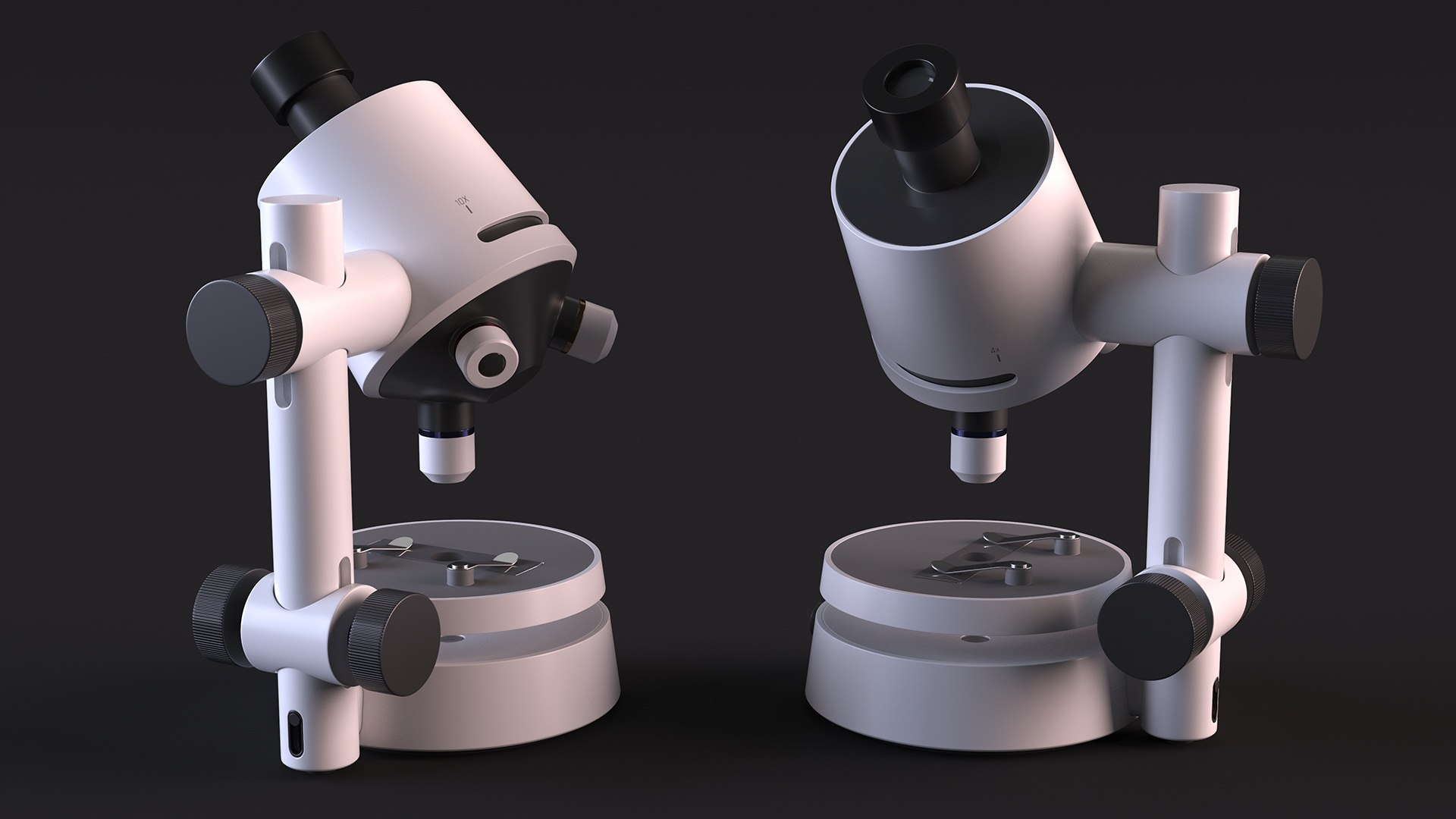 3D model Modern Optical Microscope White - TurboSquid 2070504