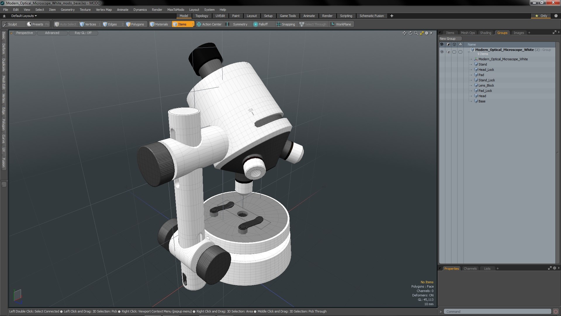 3D model Modern Optical Microscope White - TurboSquid 2070504