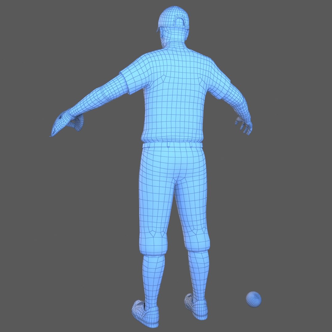 Baseball Player Ball 3D Model - TurboSquid 1463023