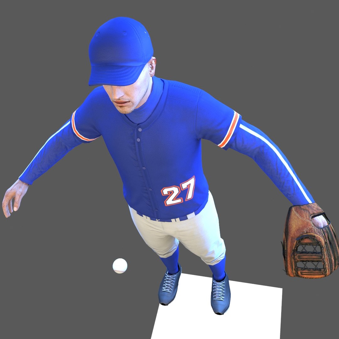 Baseball Player Ball 3D Model - TurboSquid 1463023