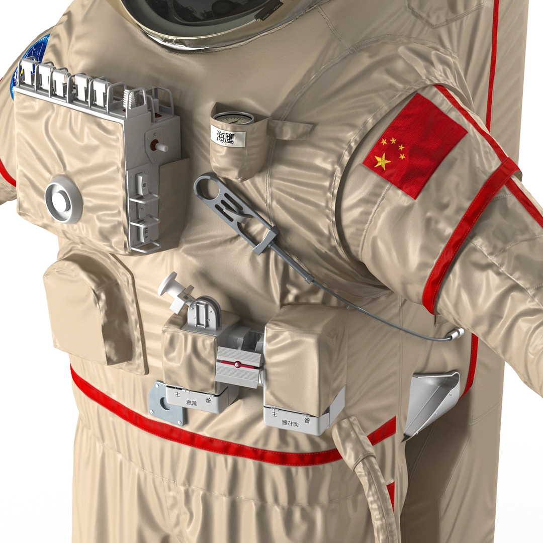 3d model chinese space suit haiying