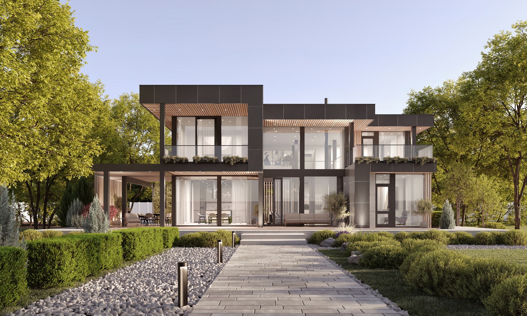 Luxury House 3D Model - TurboSquid 1967224