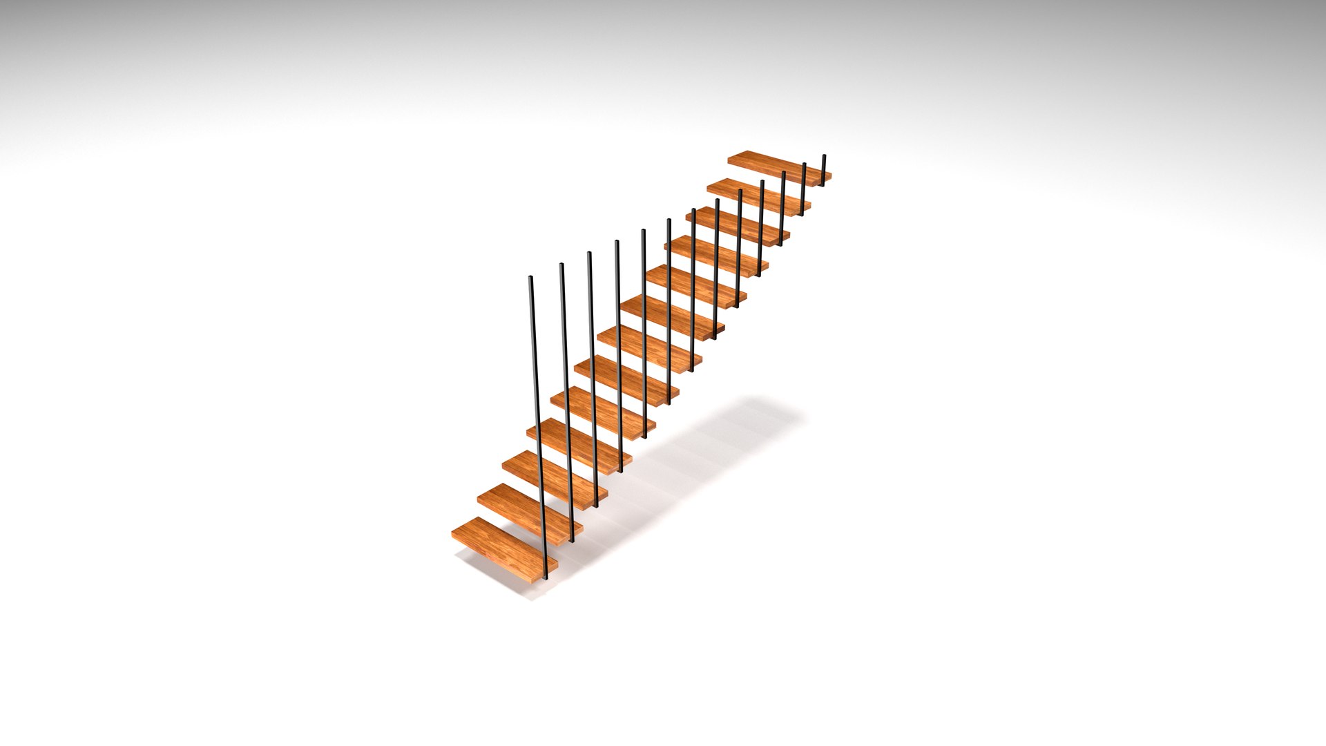 Stairs Floating 3D Model - TurboSquid 1696526