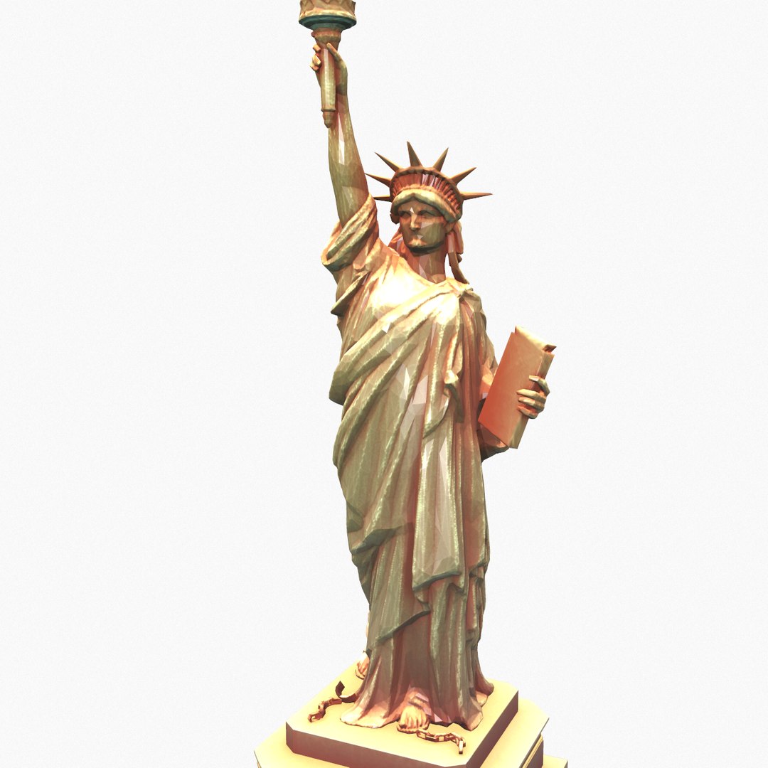 3D Modeled Statue Liberty - TurboSquid 1549254