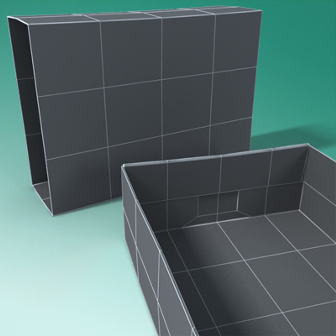 3d Box Matches Matchbox Model