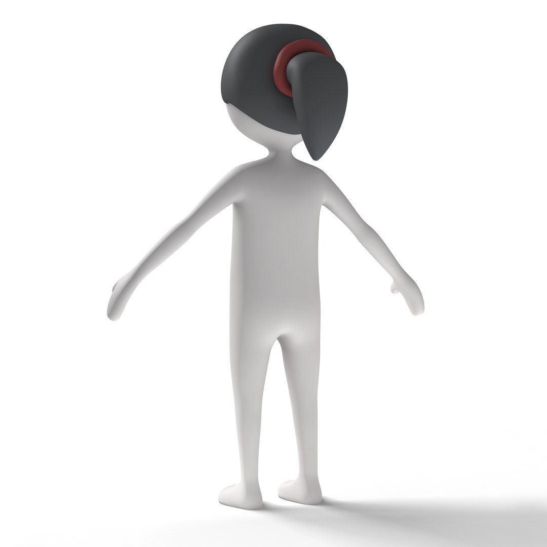 Cartoon Icon Character 3D Model - TurboSquid 1330182