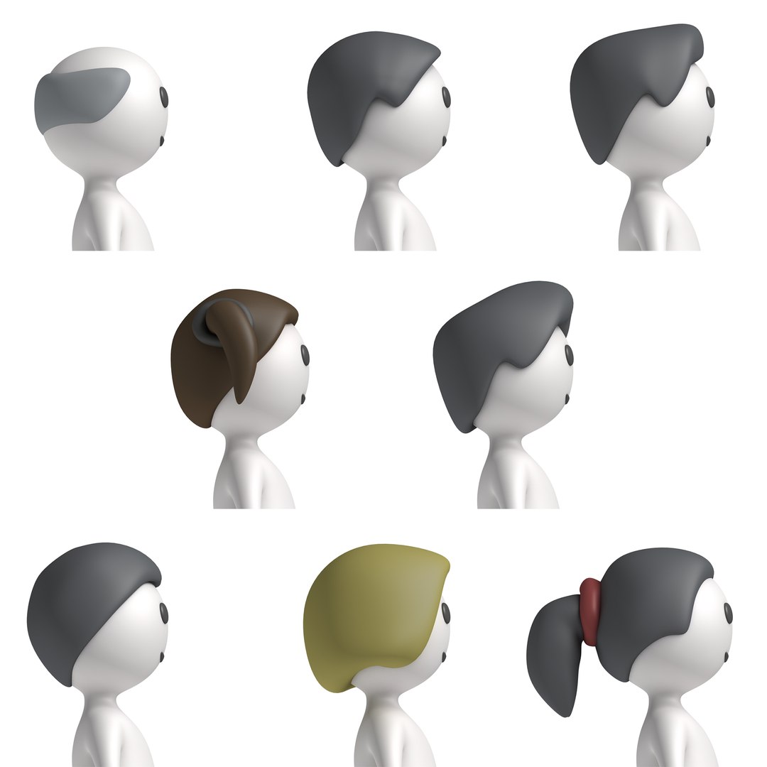 Cartoon Icon Character 3D Model - TurboSquid 1330182