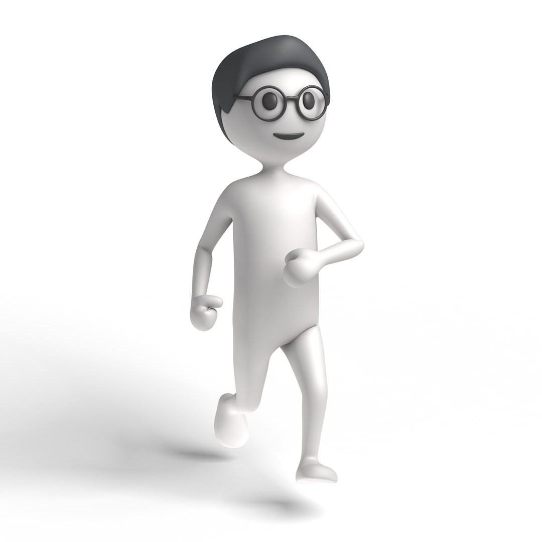 Cartoon Icon Character 3D Model - TurboSquid 1330182