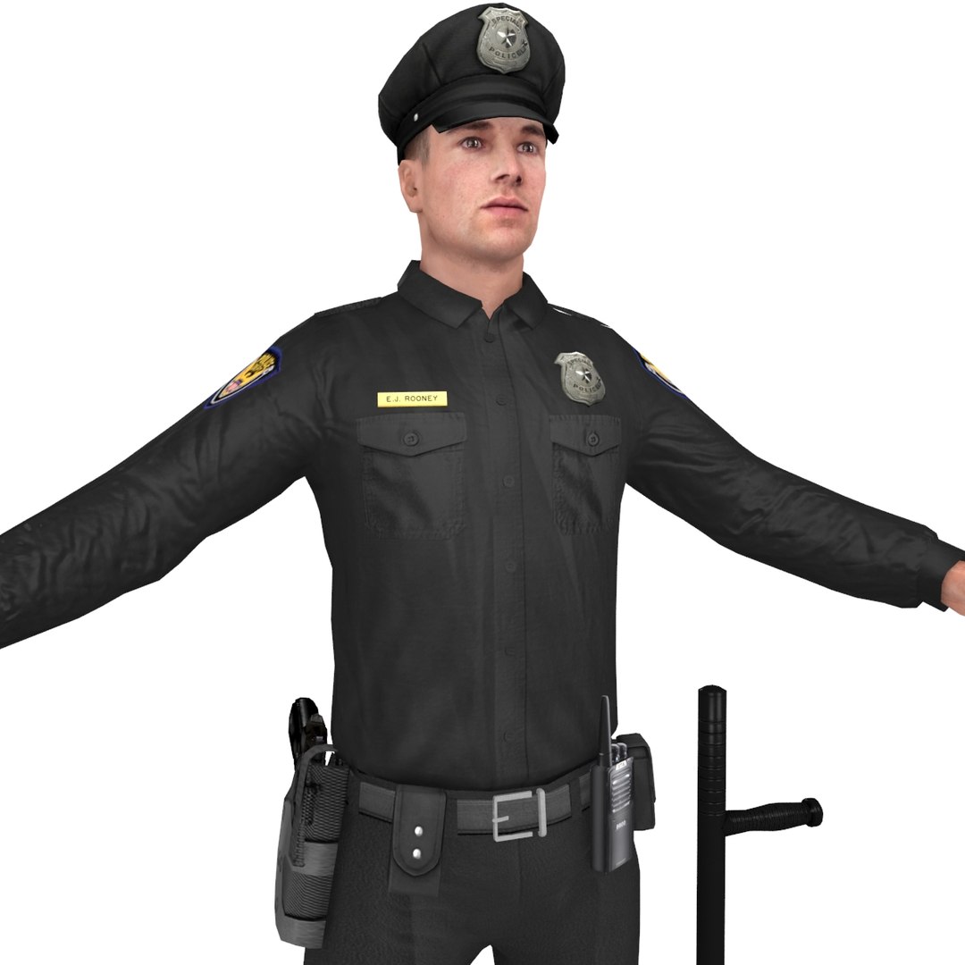 3D Man Gun Model - TurboSquid 1353468