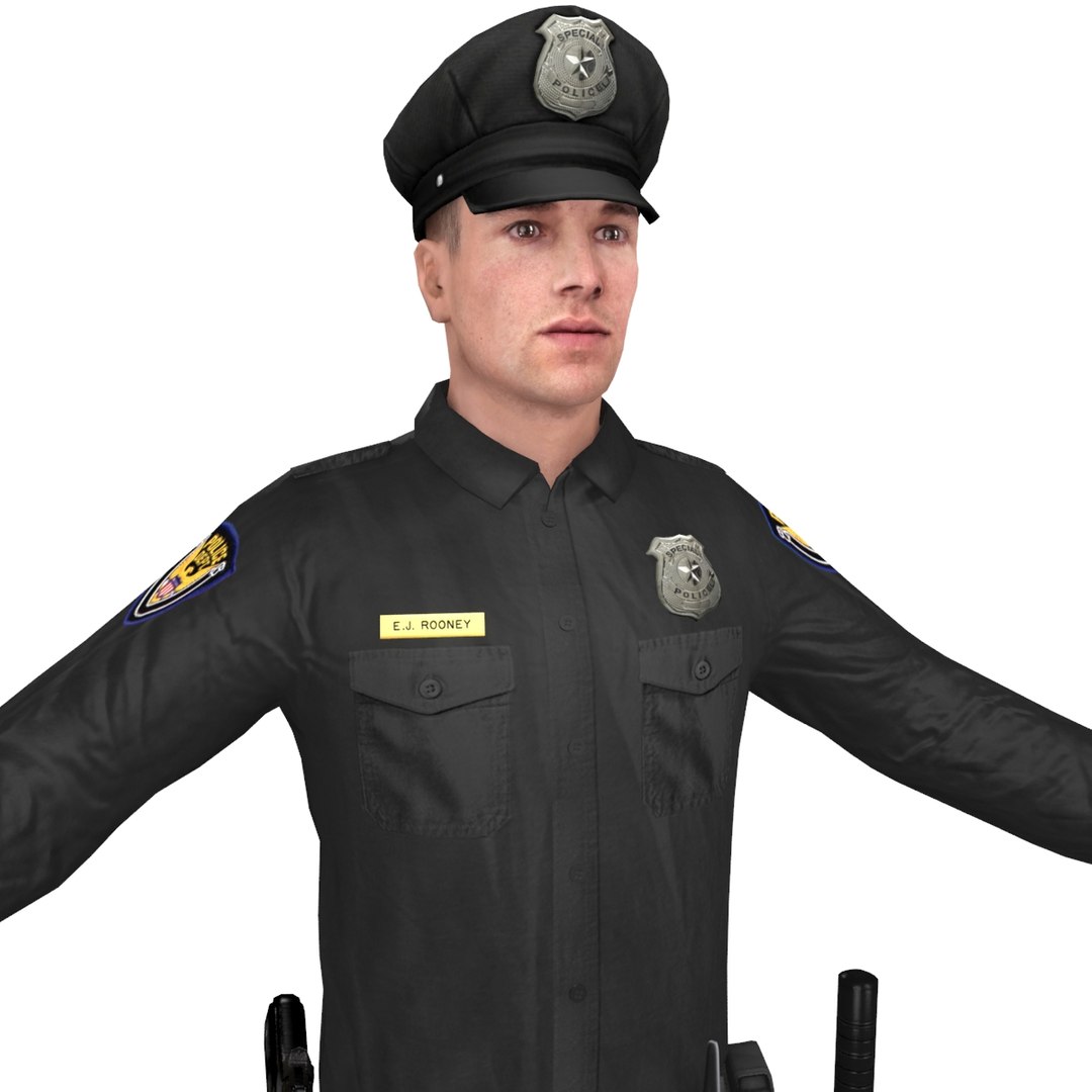 3D Man Gun Model - TurboSquid 1353468