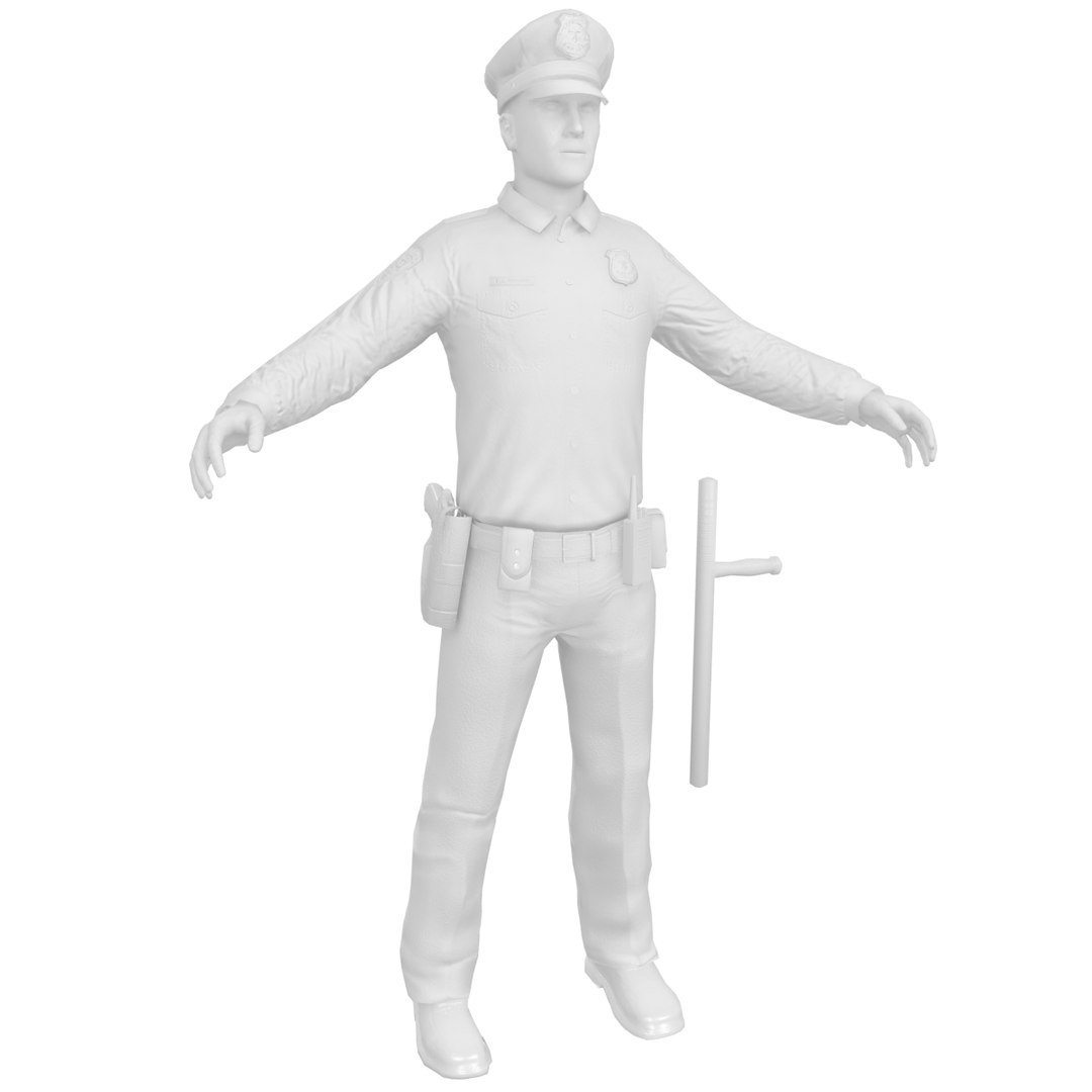 3D man gun model - TurboSquid 1353468