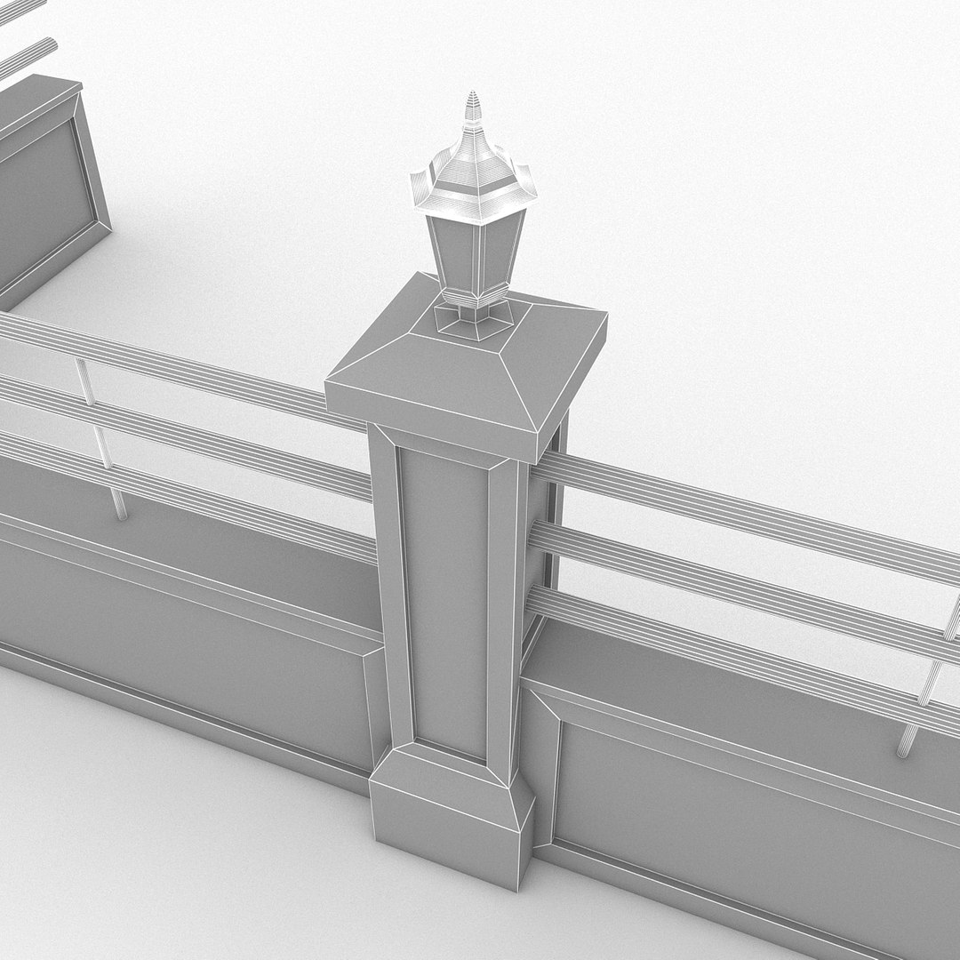 Garden Wall 3D Model - TurboSquid 1444470