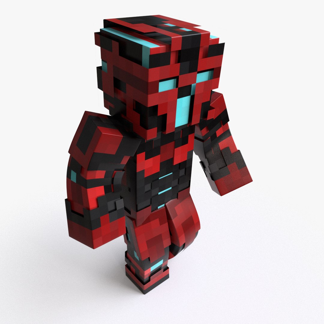 3D Sektor Minecraft - Mixamo Animatable - Vray-Arnold 3D model ...