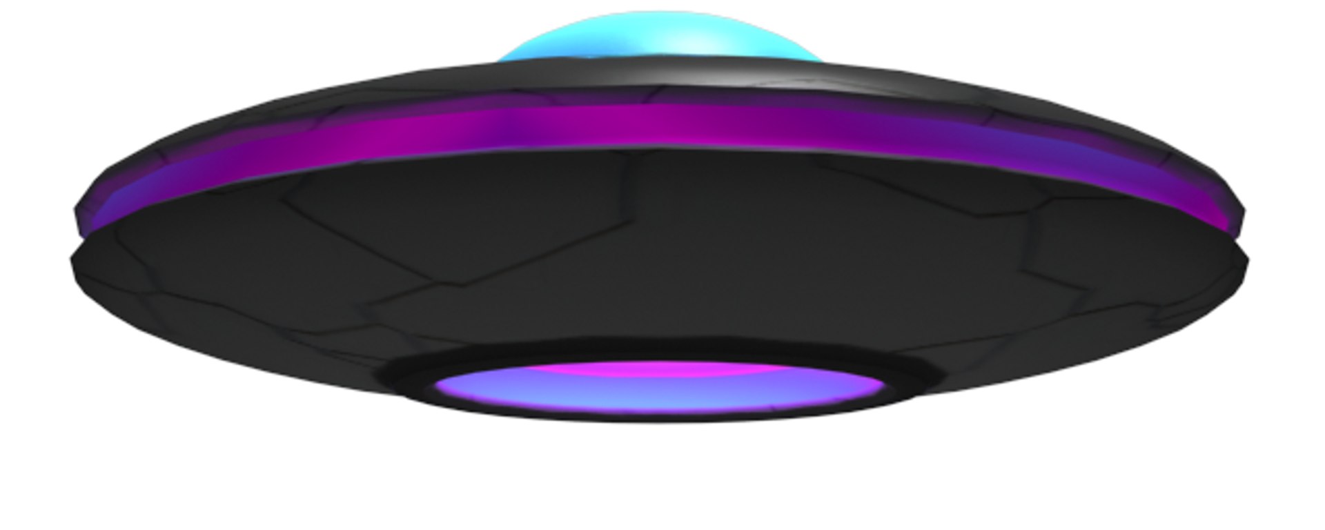 3d Cartoon Ufo Model