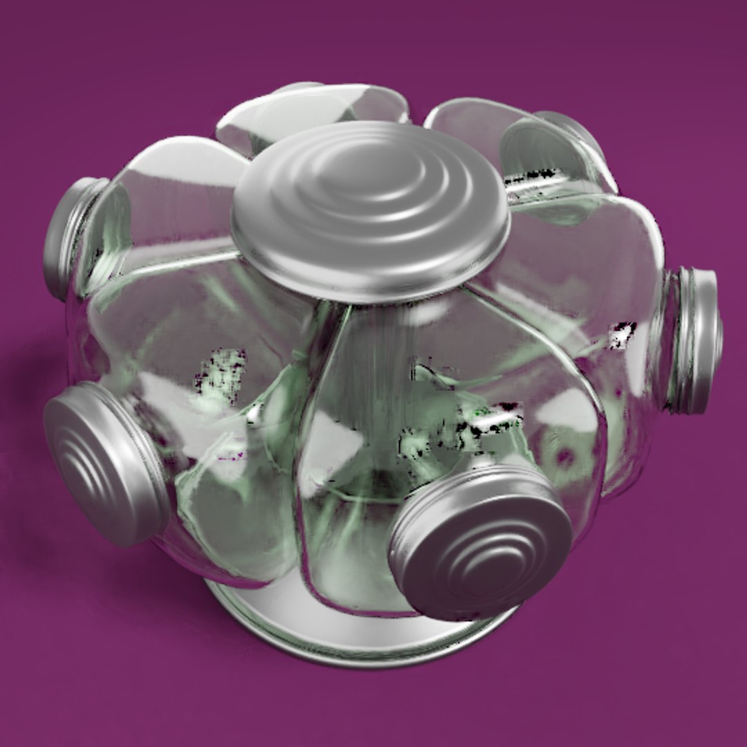 Vintage Candy Jar 3D Model - TurboSquid 1251627