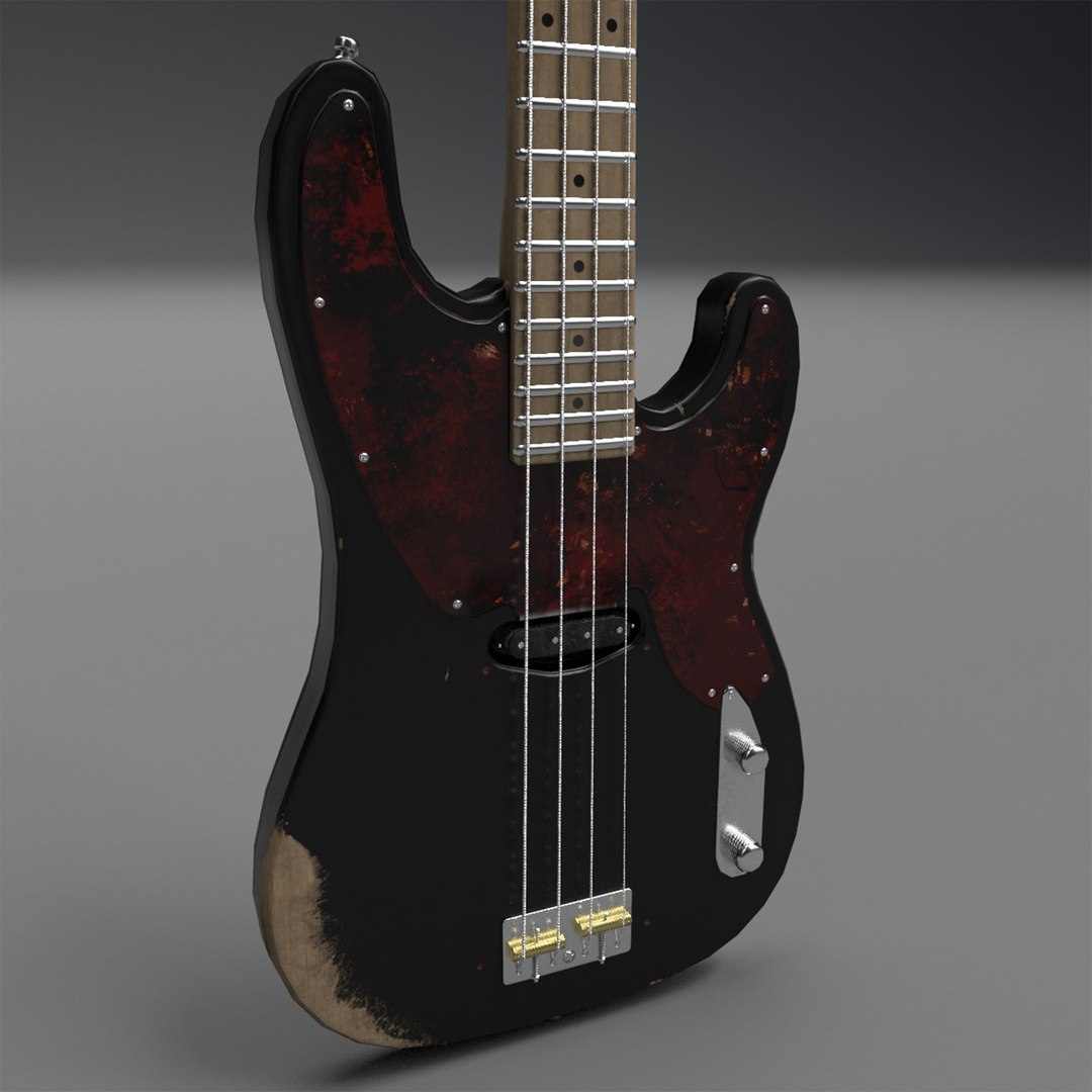Bass Guitars 3D - TurboSquid 1632264