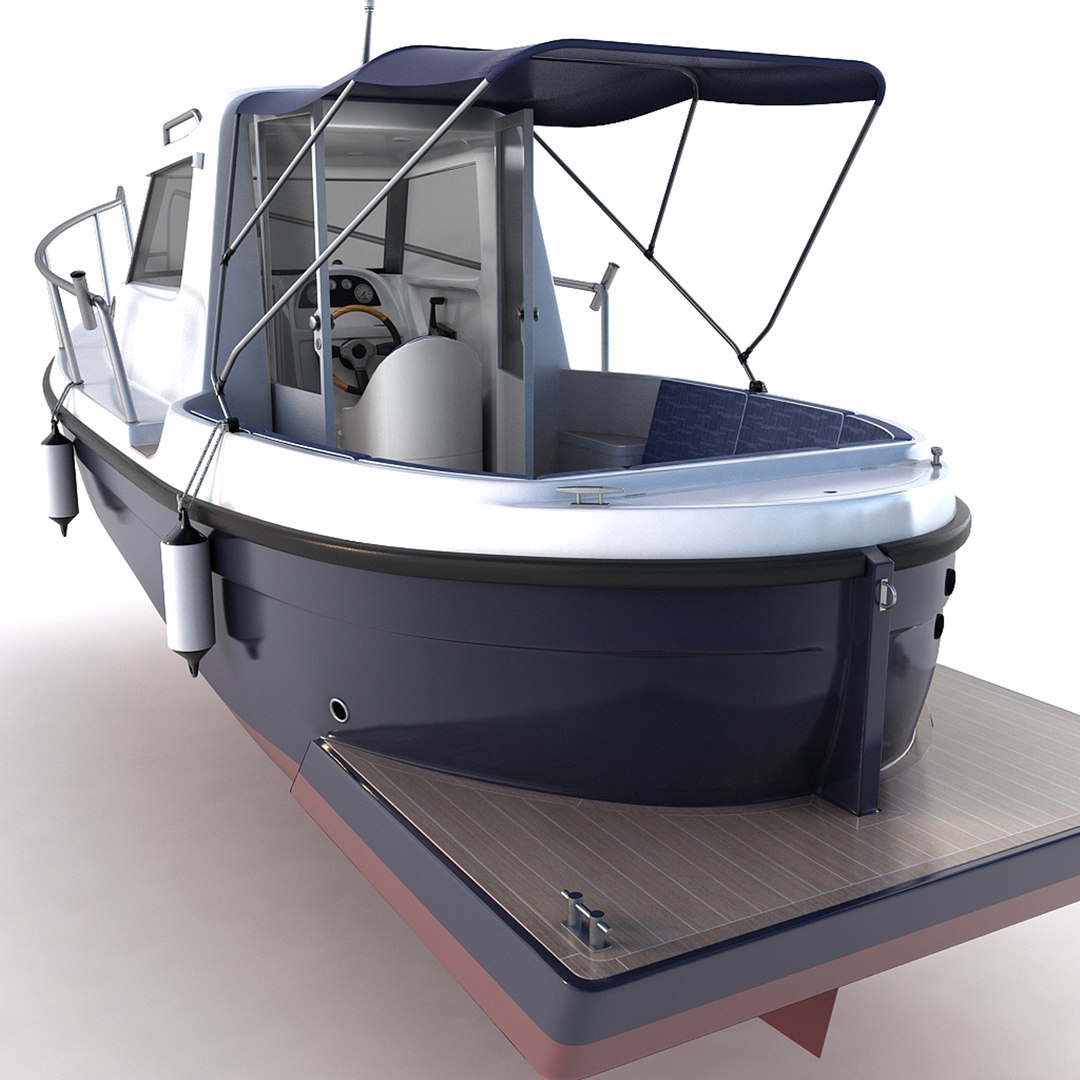 Fishing Boat 02 Model - TurboSquid 2215224