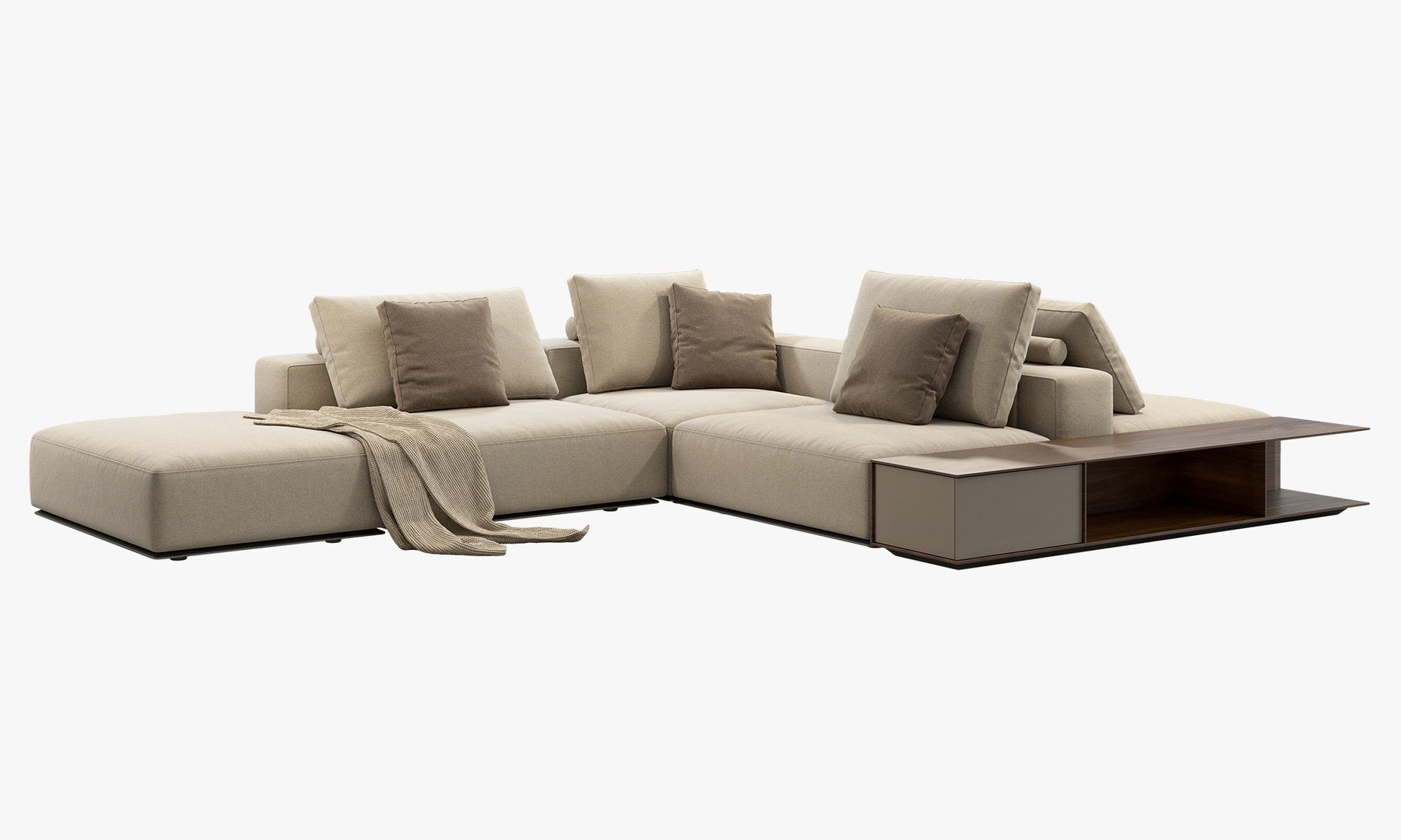 Poliform Westside Sofa Set 3 Model - TurboSquid 2143135