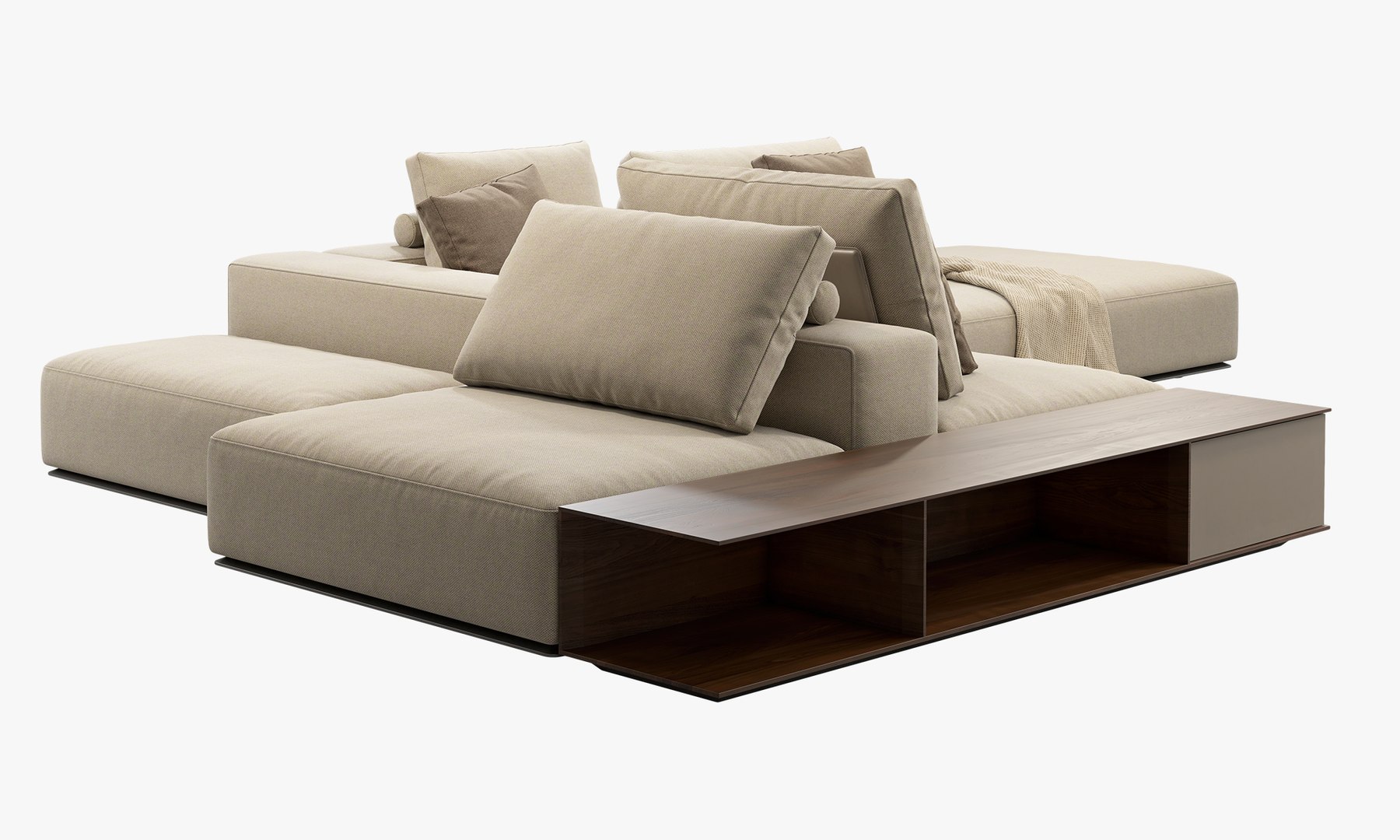Poliform Westside Sofa Set 3 Model - TurboSquid 2143135