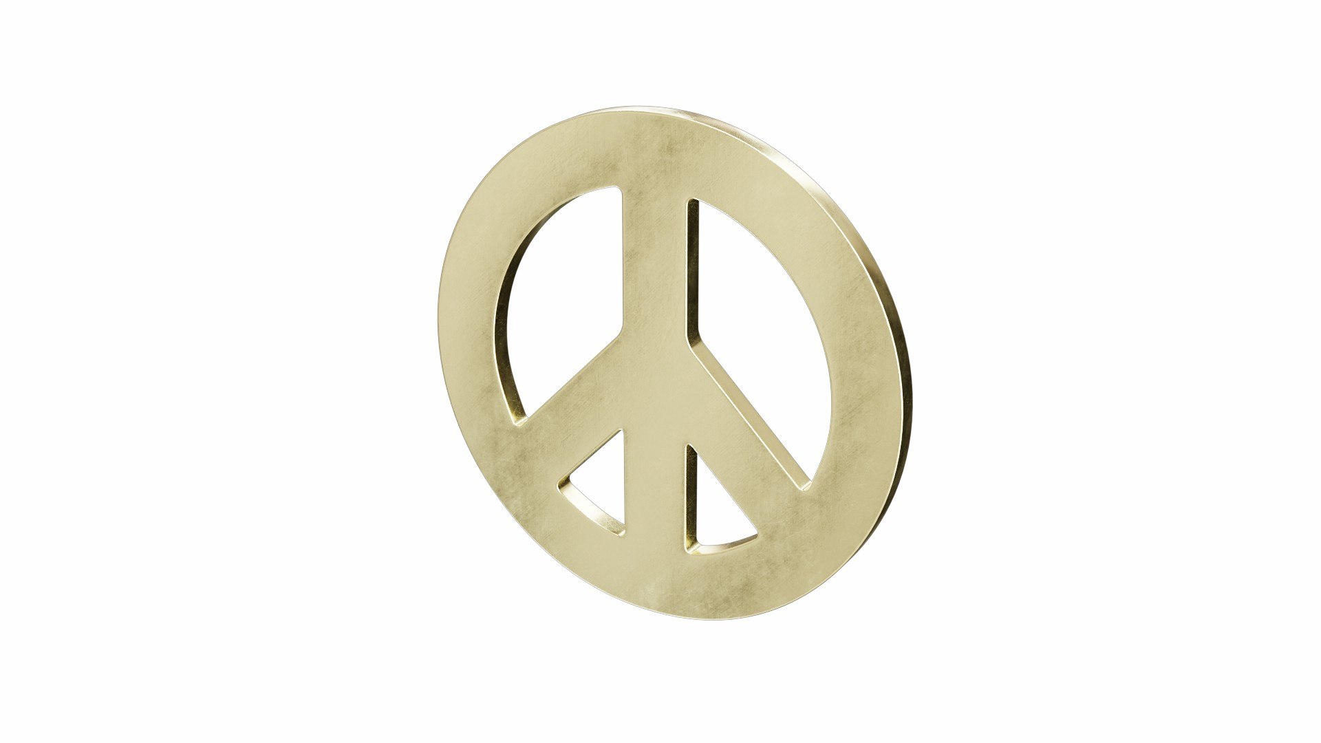 3D Model Peace Symbol - TurboSquid 1882766