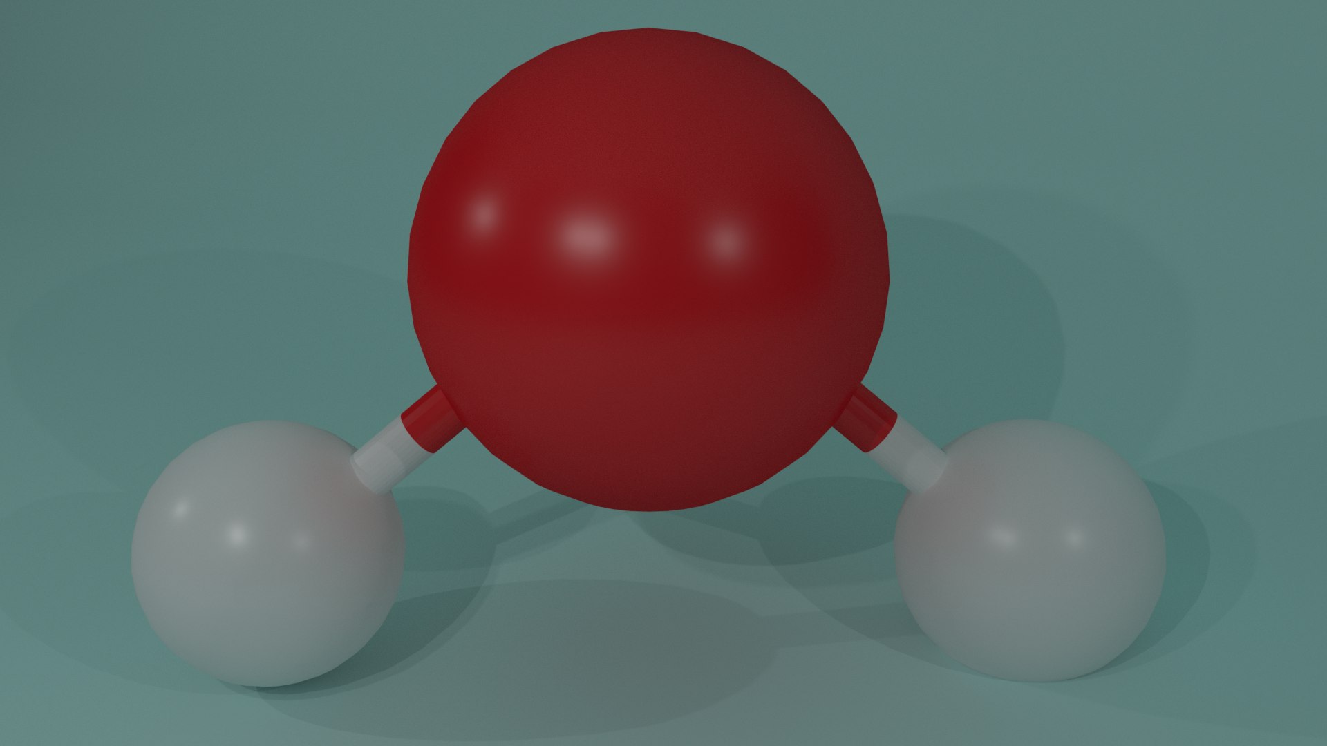 3d Model Water Molecule